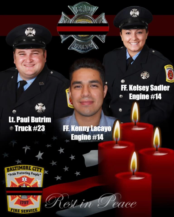 Triple Line of Duty Death Report - Baltimore City | Firefighter Close ...
