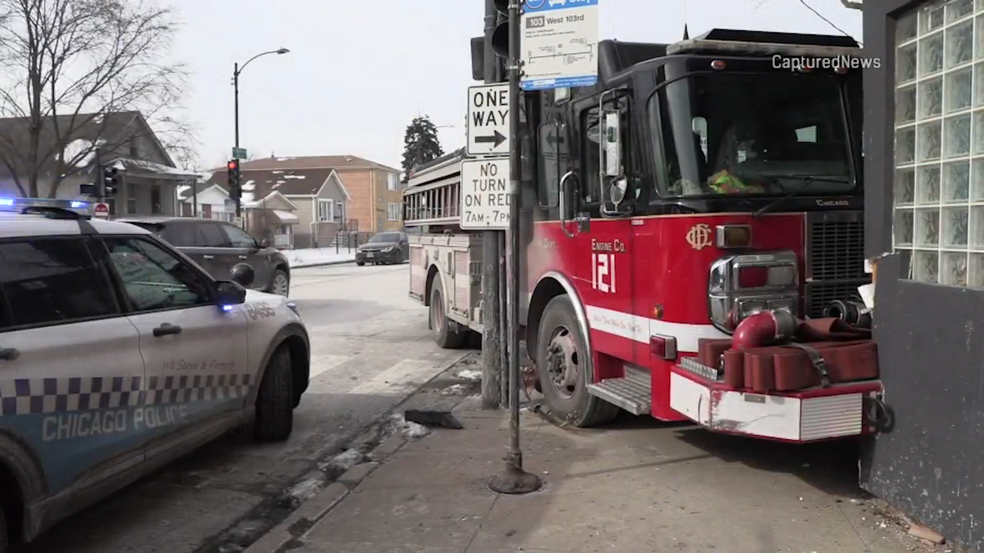 CHICAGO FIREFIGHTER INJURED AFTER RIG CRASHES INTO BUILDING ...