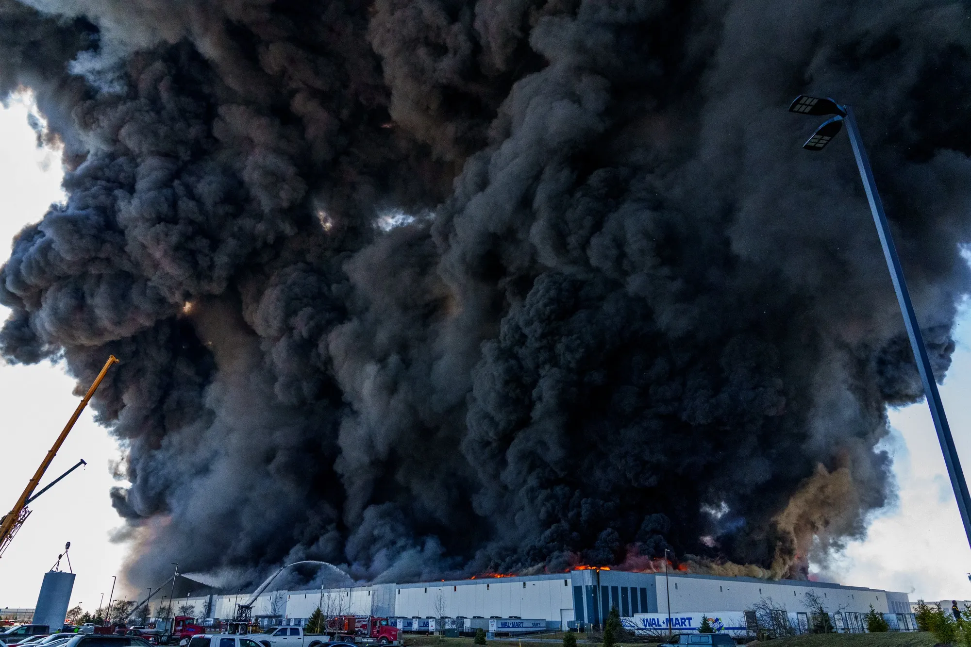 $500 MILLION INDIANA WALMART MEGA WAREHOUSE FIRE OPERATIONAL REPORT ...