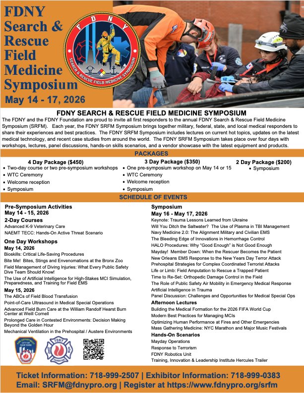 FDNY Rescue Symposium: You & Your Members Are Invited (The Secret List ...